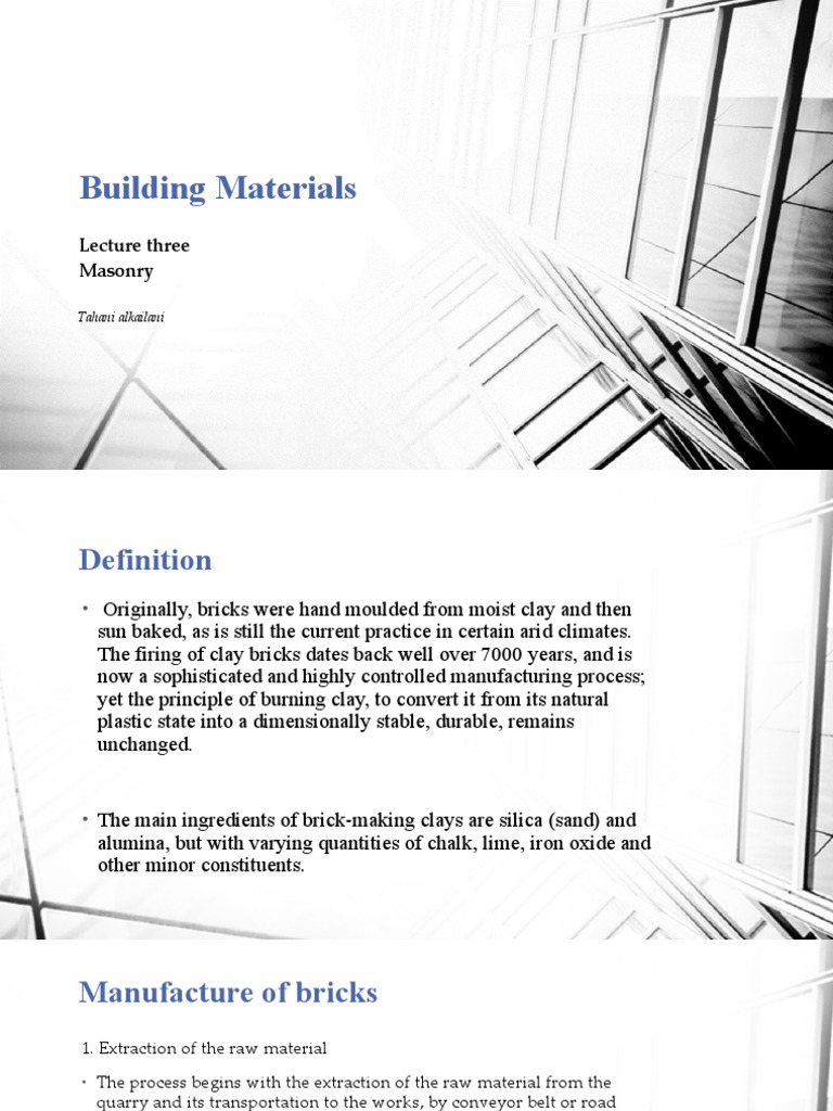 BM 4 - Bricks & Blocks | PDF | Brick | Concrete