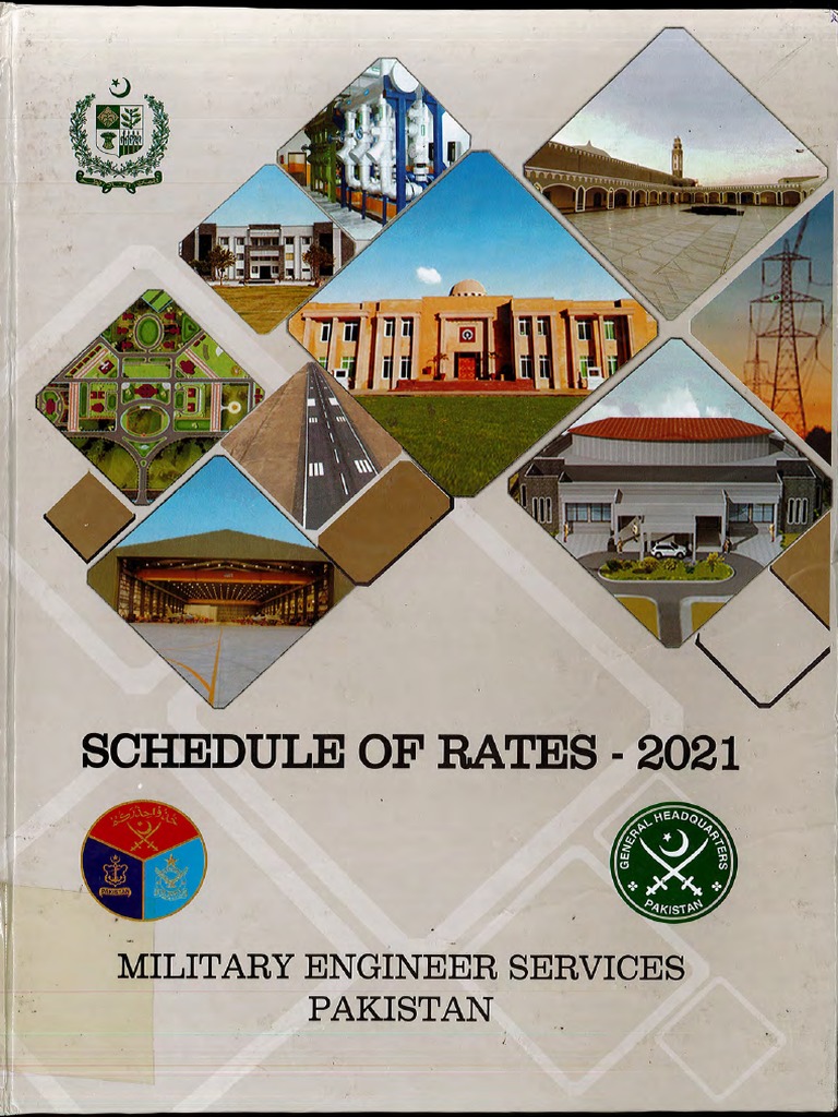 MES Schedule of Rates + Specs 2021 | PDF