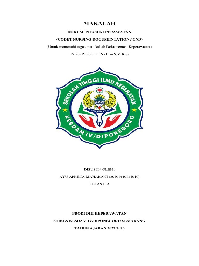 Dokumentasi Keperawatan Coded (CND) | PDF