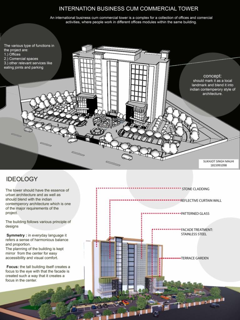 Design For Commercial Building | PDF