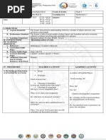 Detailed Lesson Plan Angle Measurement | PDF | Angle | Learning