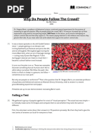 Elevator Experiment | PDF | Conformity | Experiment