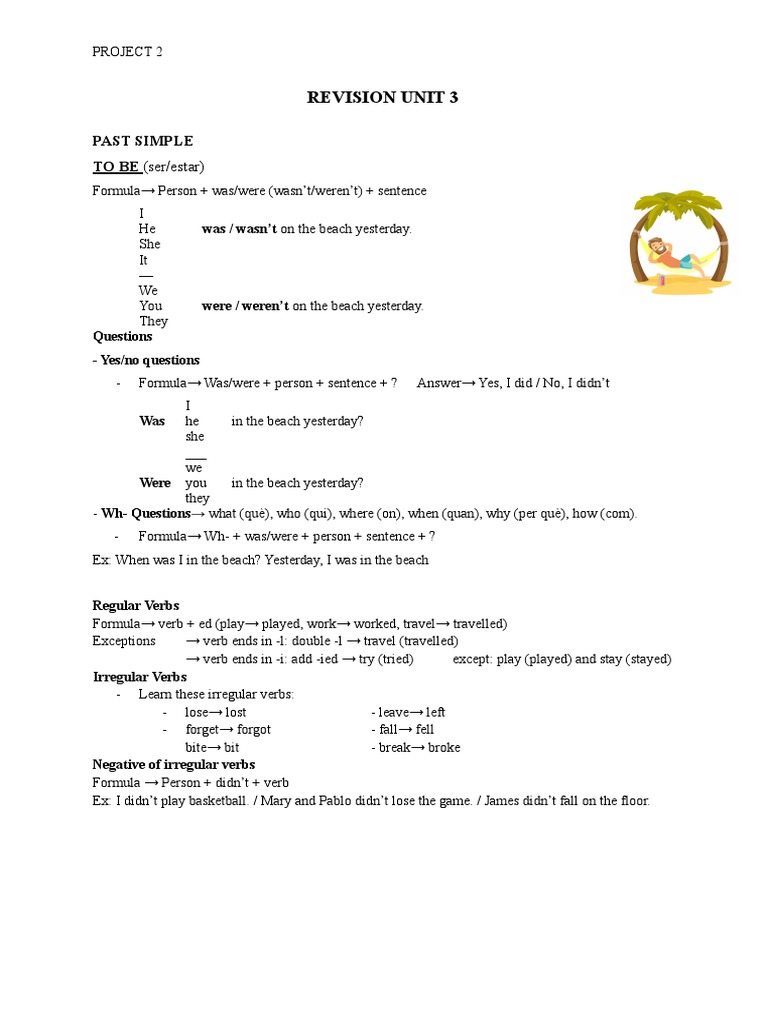 Revision Unit 3 | PDF