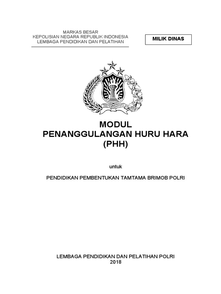 Penanggulangan Huru Hara (PHH) | PDF
