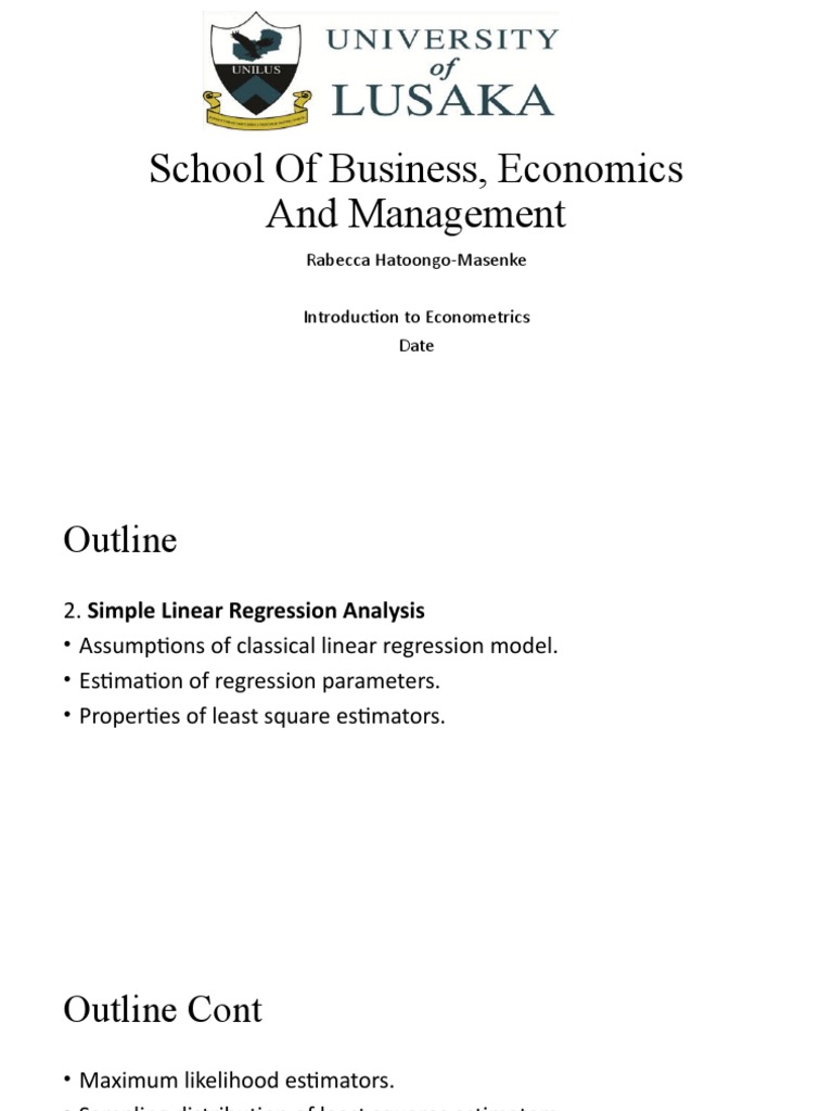 Simple Linear Regression Analysis | PDF | Regression Analysis | Ordinary Least Squares