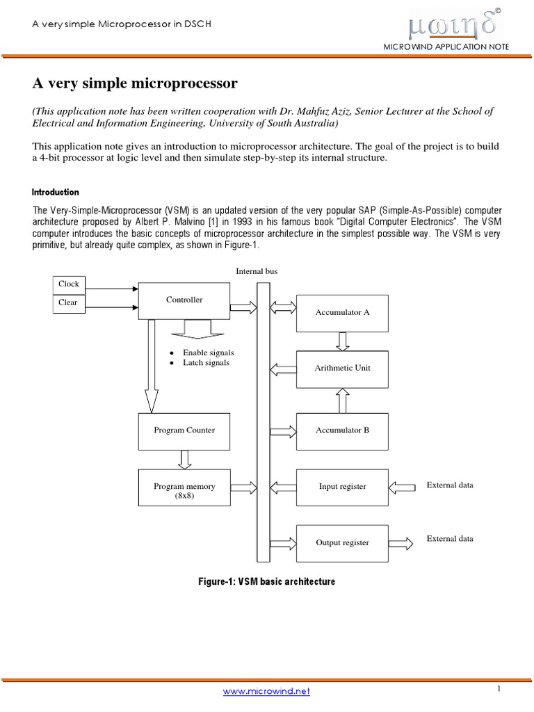 Application Note - VSM | PDF | Central Processing Unit | Programming Application Note - VSM | PDF | Central Processing Unit | Programming