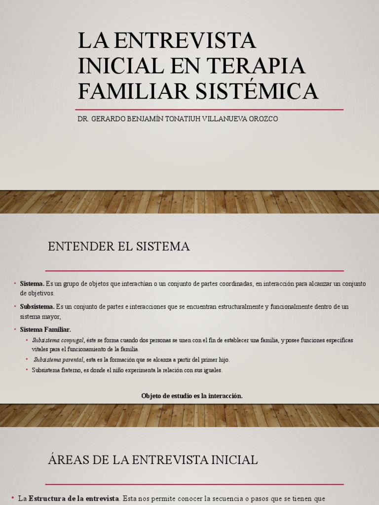 Entrevista Inicial | PDF | Ciencia cognitiva