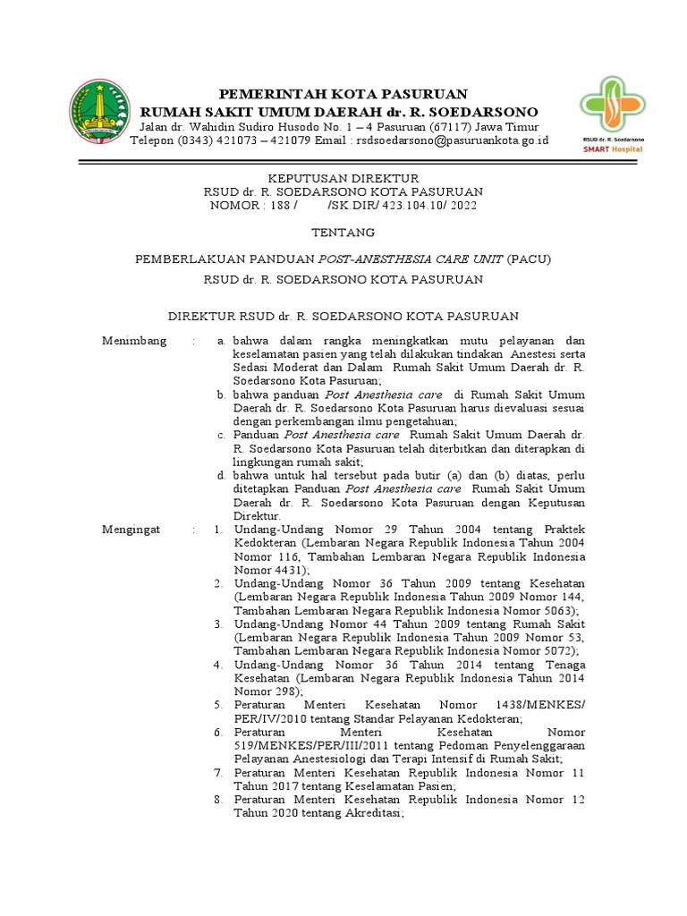 Draft Perdir Pemberlakuan Panduan Pacu | PDF