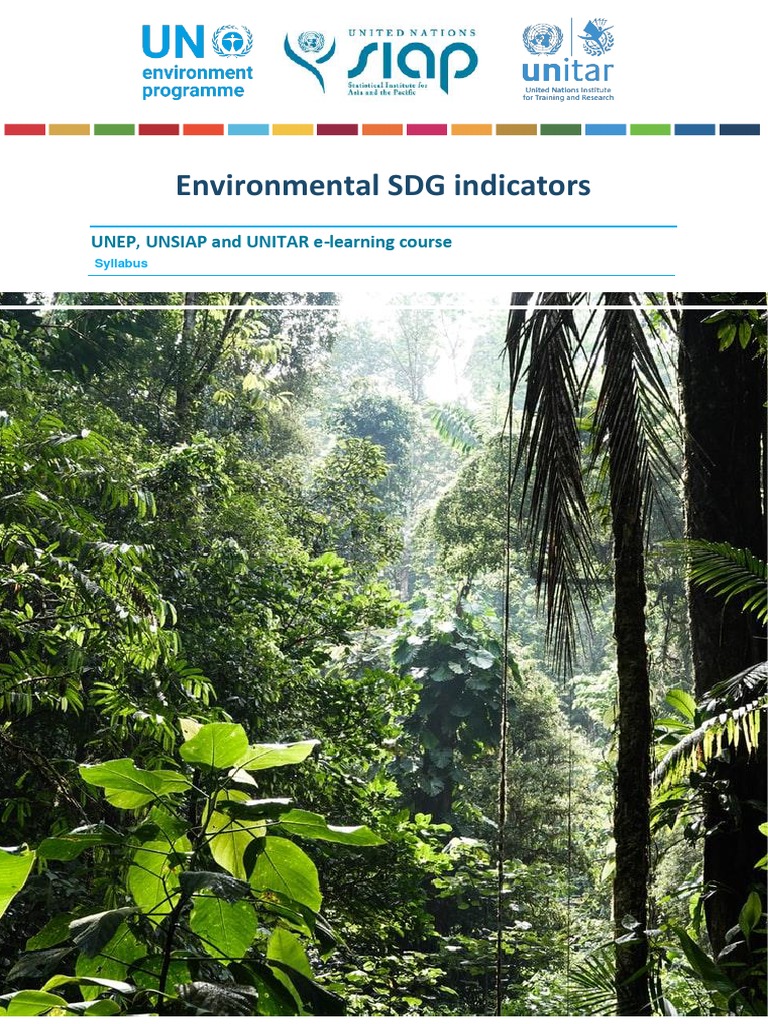 Environmental SDG Indicators Course | PDF | Sustainability | Educational Technology