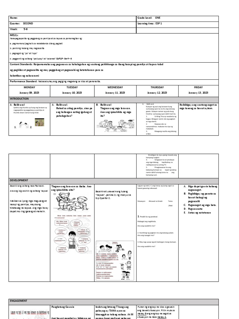 Wlp Esp Week 5 6 Pdf