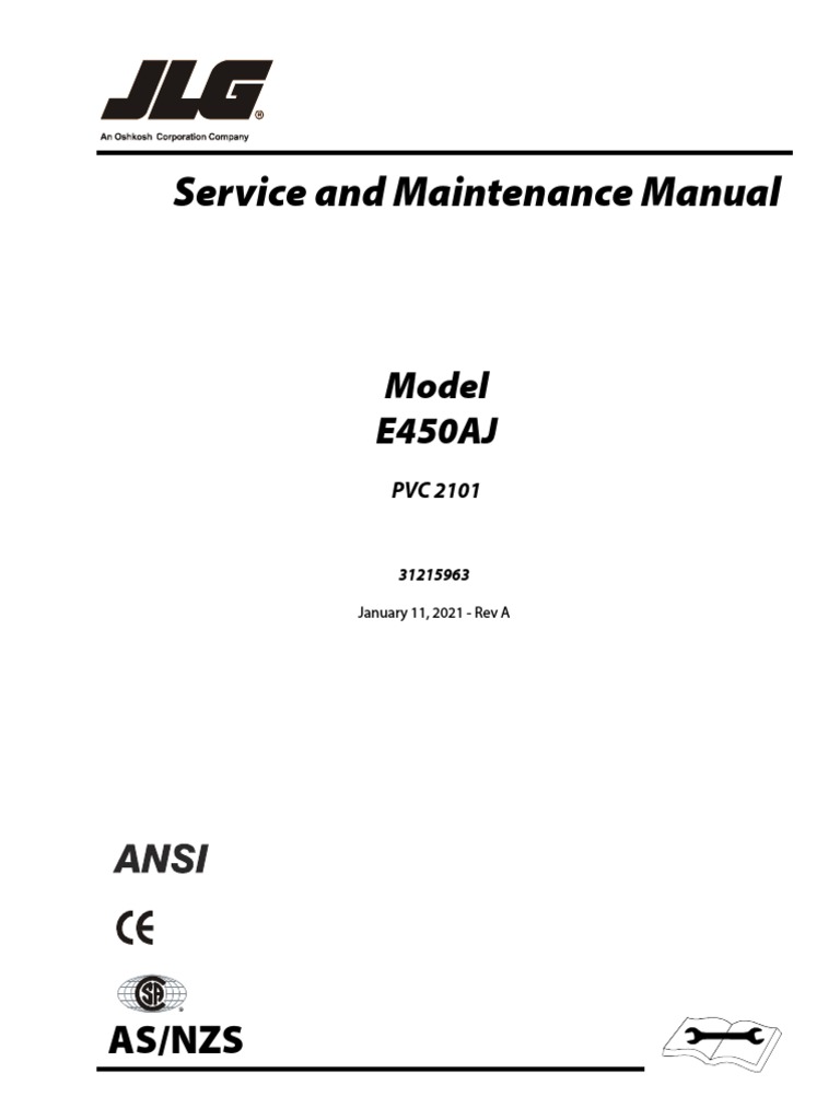 A E450AJ JLG Service English | PDF | Mechanical Engineering ...