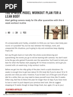 3 Months Workout Plan | PDF | Weight | Weight Training