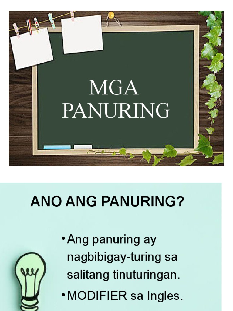 Kabanata 2 - Mga Panuring3 | PDF