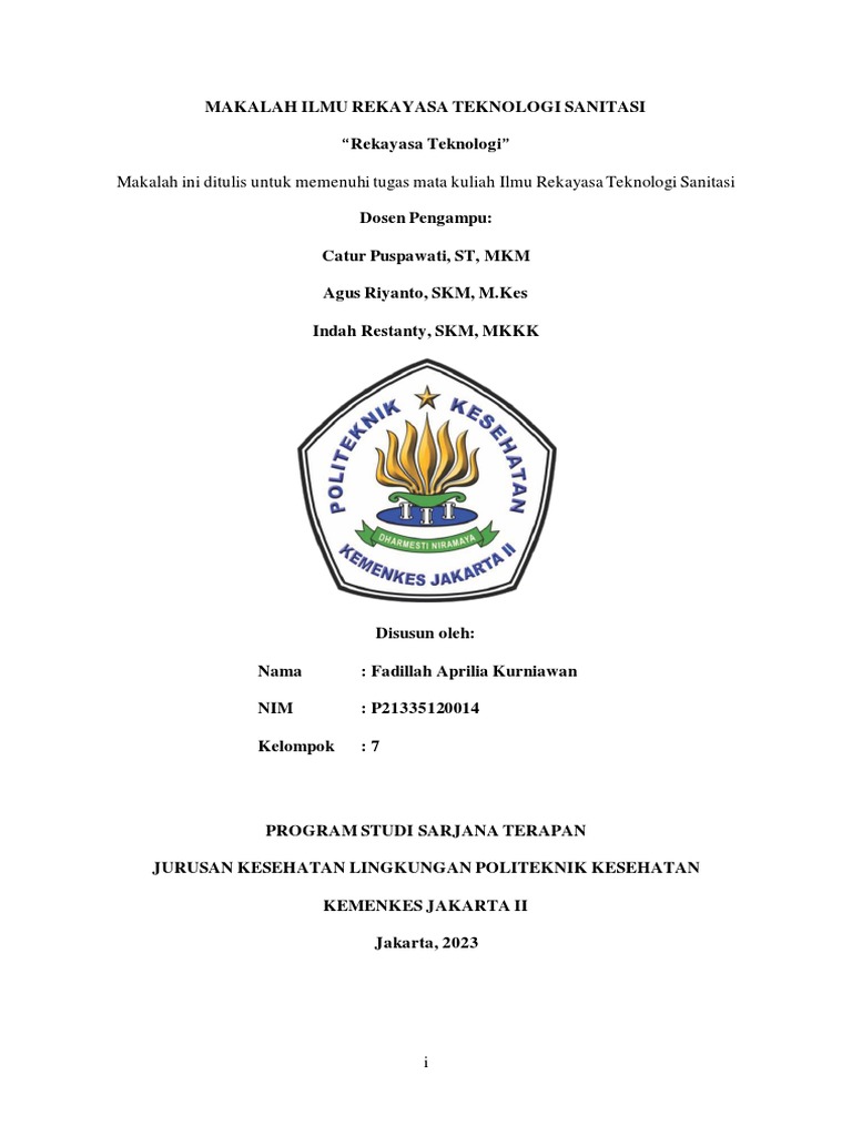 Makalah Rekayasa Teknologi | PDF