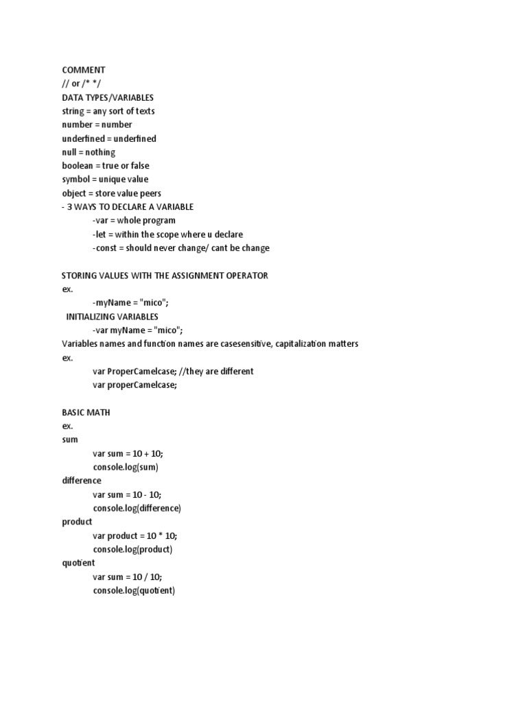Javascript Notes | Download Free PDF | String (Computer Science ... Javascript Notes | Download Free PDF | String (Computer Science ...