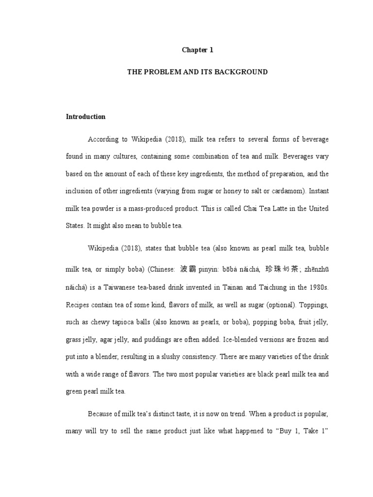 Marketing Strategies of Milk Tea Shops | PDF | Strategic Management ...