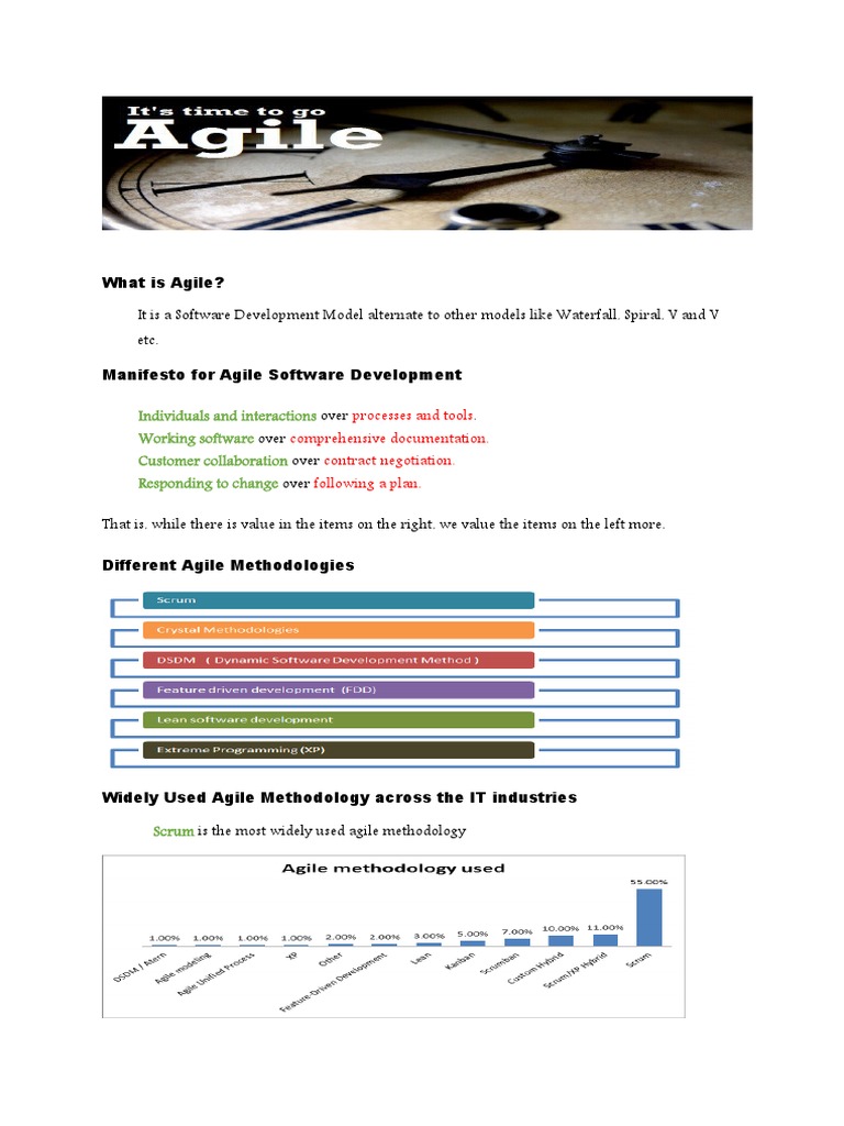 Agile Notes | PDF | Scrum (Software Development) | Agile Software ...