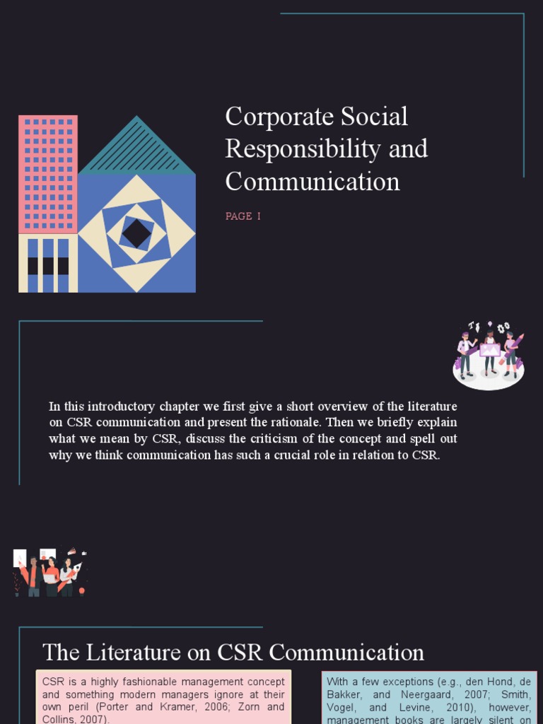 CSR and Comunication PPT V1.0 | PDF | Corporate Social Responsibility ...