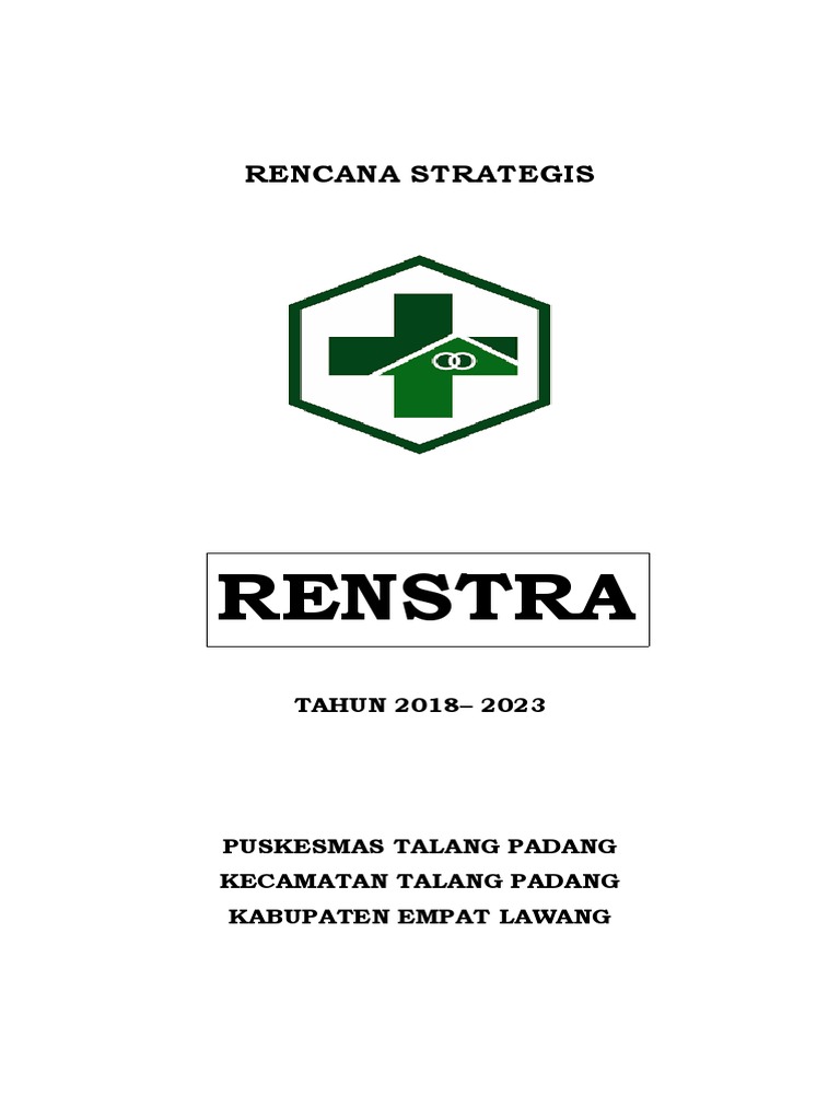 Rencana Strategis PKM Talang Padang | PDF
