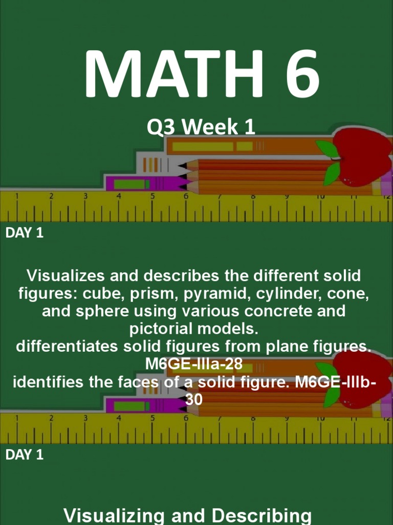 Math6 Q3W1 | PDF