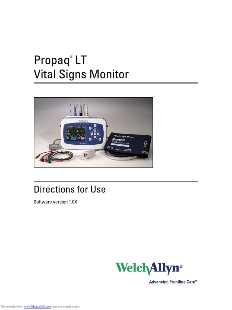 Propaq LT | PDF | Blood Pressure | Copyright