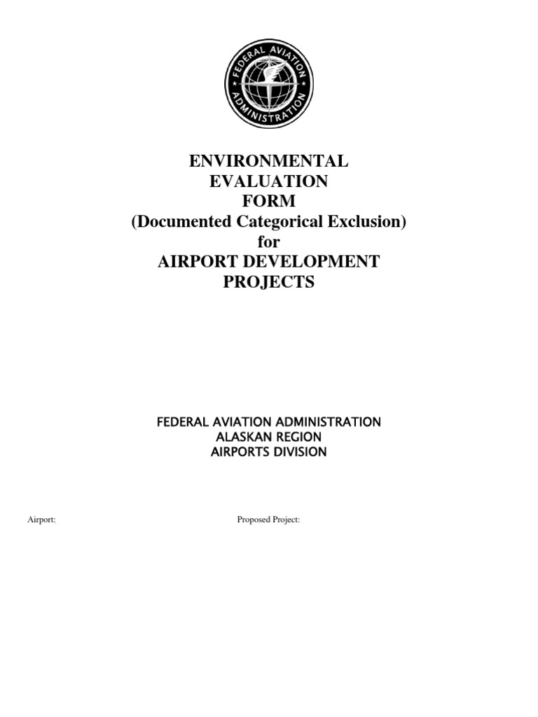 Environmental Evaluation Form | PDF | National Environmental Policy Act ...