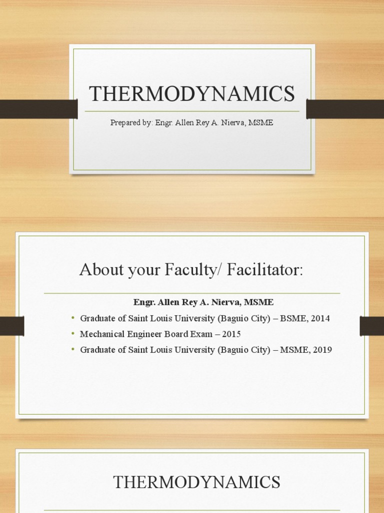 THERMODYNAMICS - Module 1 | PDF | Pressure | Mass