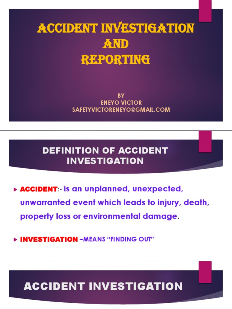 Accident Investigation | PDF | Accidents | Risk
