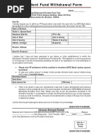 Provident Fund Loan Application Form | PDF | Loans | Banks