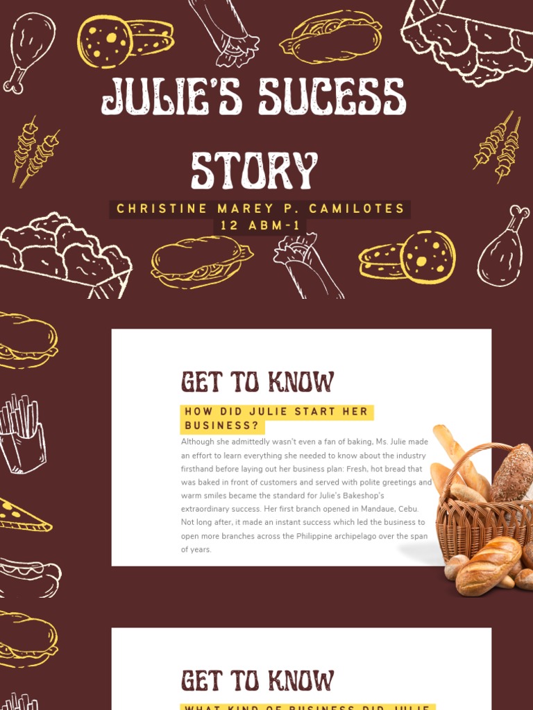 Marketing Juliesbakeshop | PDF | Bakery