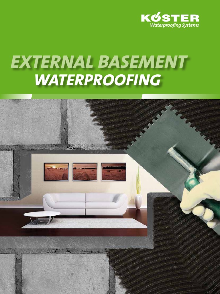 External Waterproofing Brochure 0 | PDF | Concrete | Coating