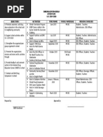 Action Plan - BKD For S.Y. 2023 - 2024 | PDF