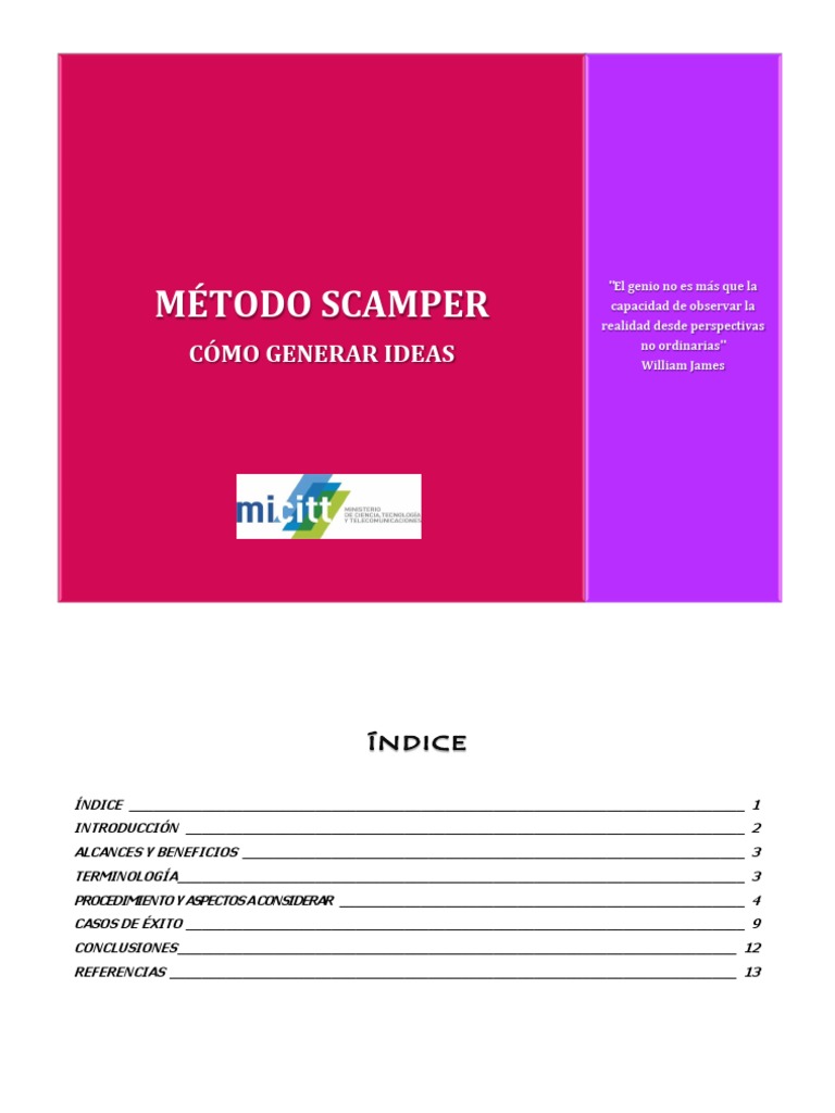 Método_Scamper | PDF | Ira | Amor