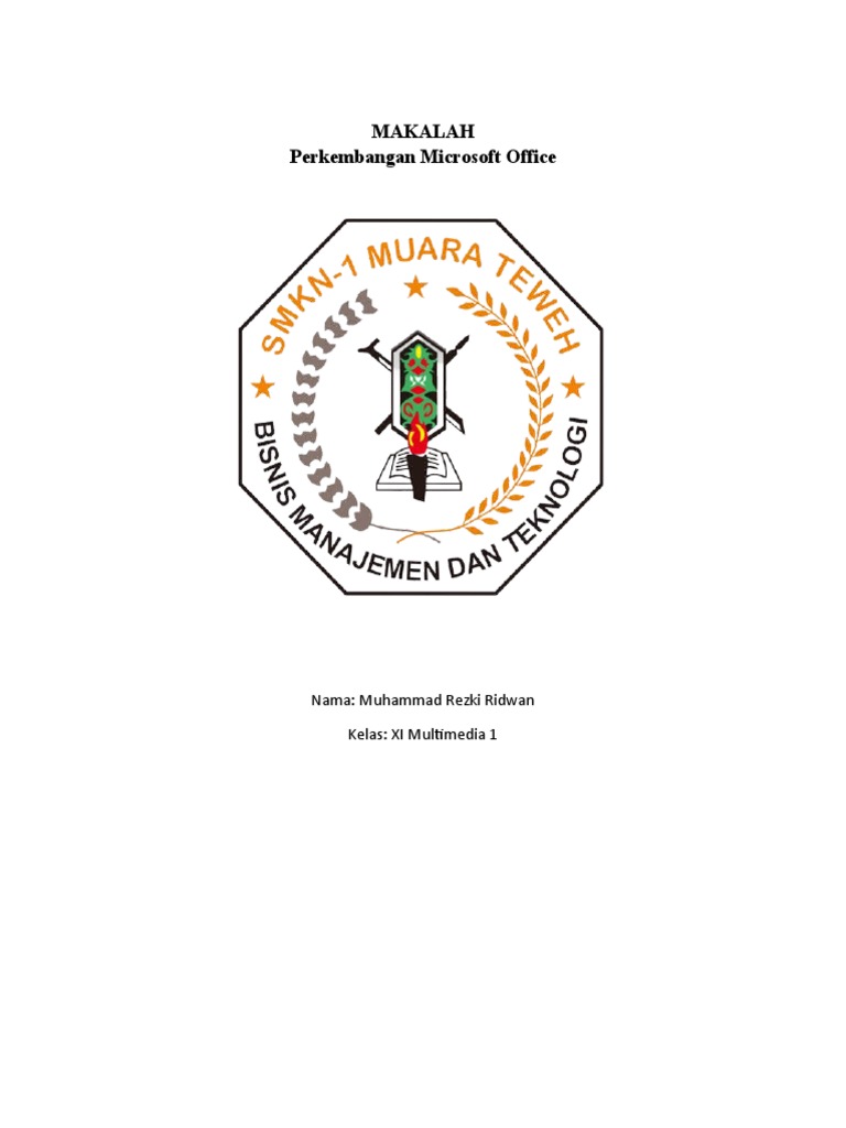 Makalah Tentang Perkembangan Microsoft Office | PDF | Komputer