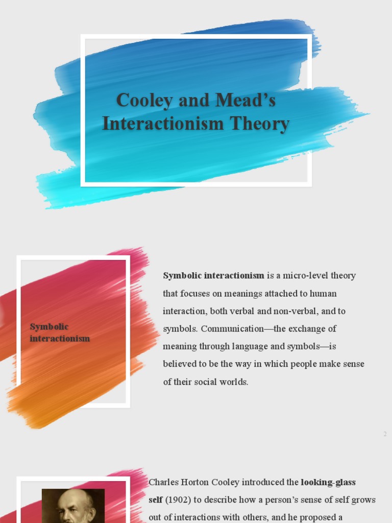 Cooley and Mead's Interactionism Theory | PDF | Psychological Concepts ...