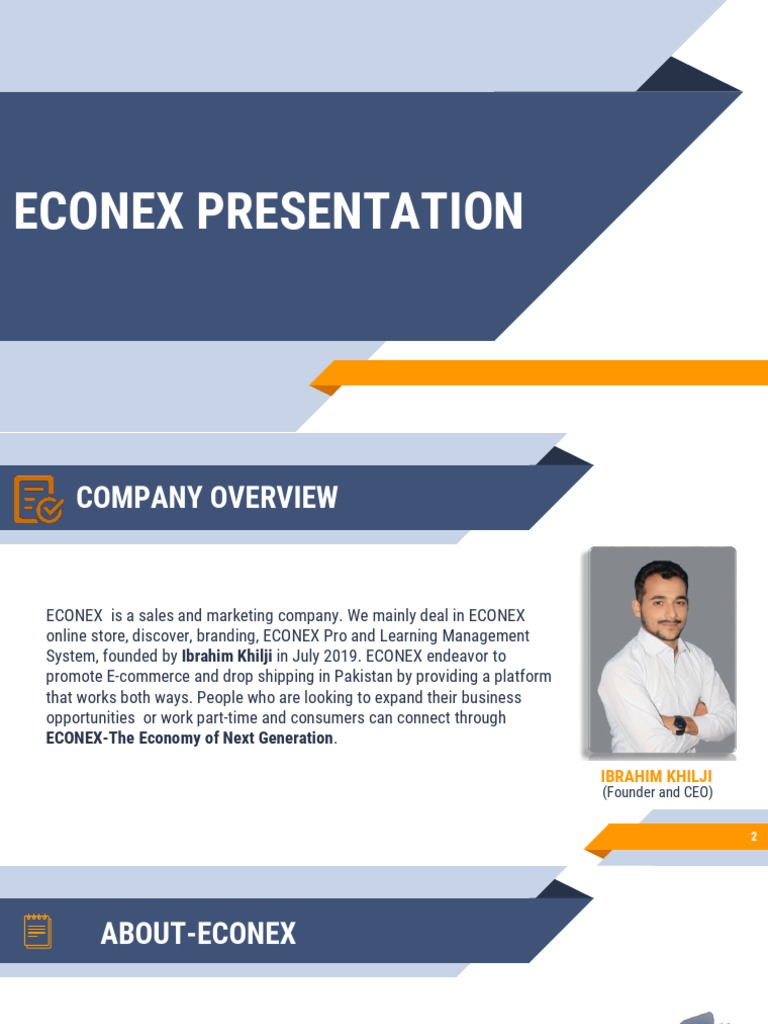 Econex Presentation 2 | PDF | Retail | Online Shopping