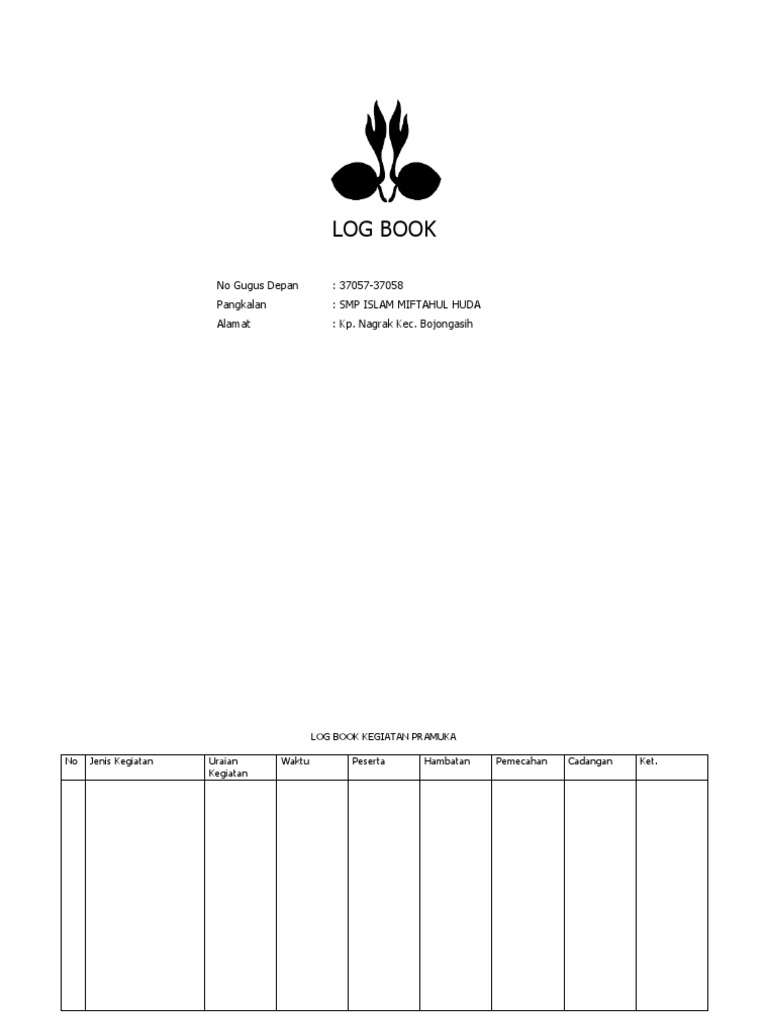 Log Kegiatan Pramuka SMP Miftahul Huda | PDF