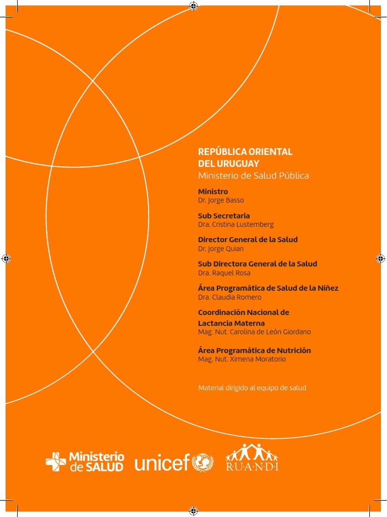 Guía de Alimentación Infantil OMS | PDF | Amamantamiento | Alimentos