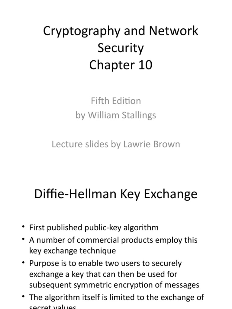 Diffie-Hellman Key Exchange Guide | PDF | Public Key Cryptography | Key (Cryptography)
