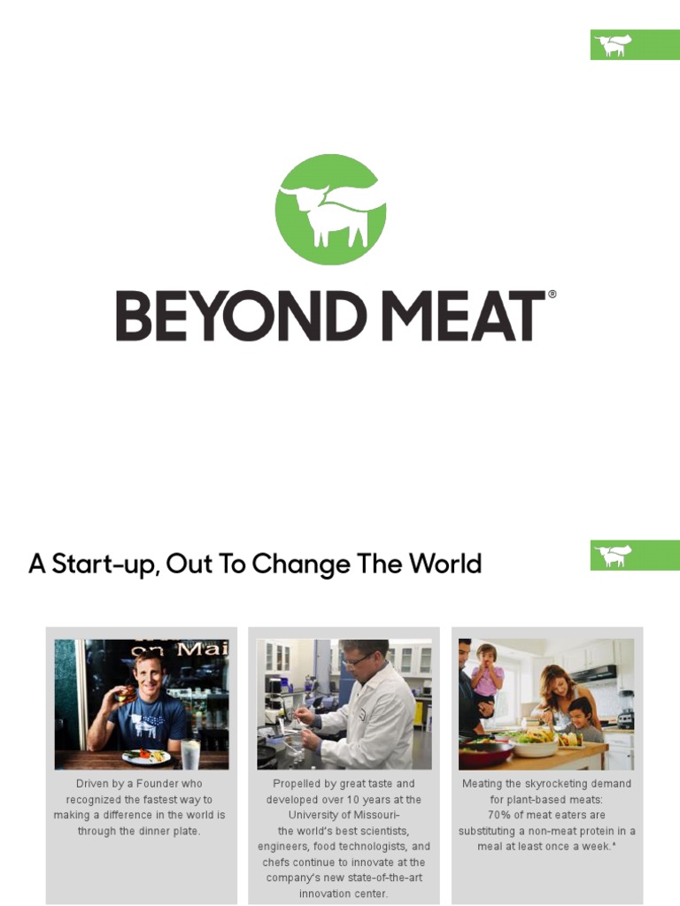 Beyond Meat Marketing Introduction | PDF | Meat | Livestock