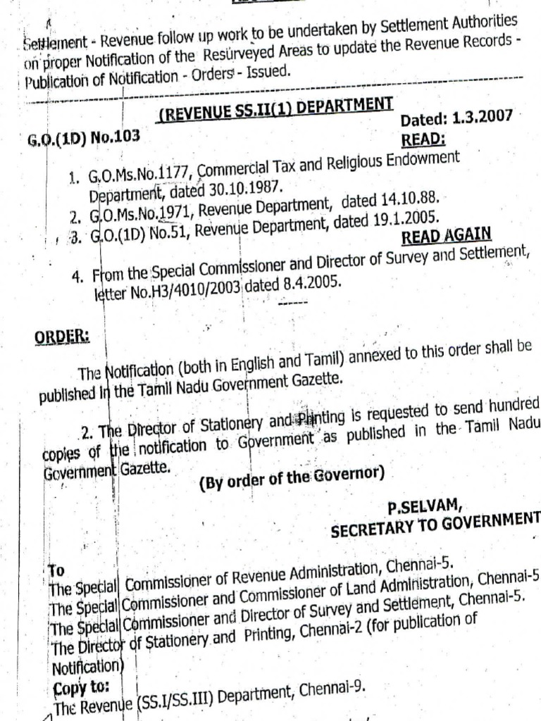 Updating Land Records in Municipal Areas: Revenue Follow-Up Work to ...
