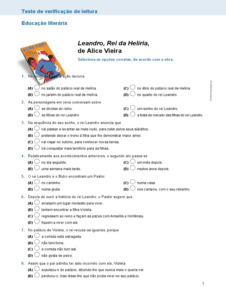 Ficha Leit Leandro | PDF