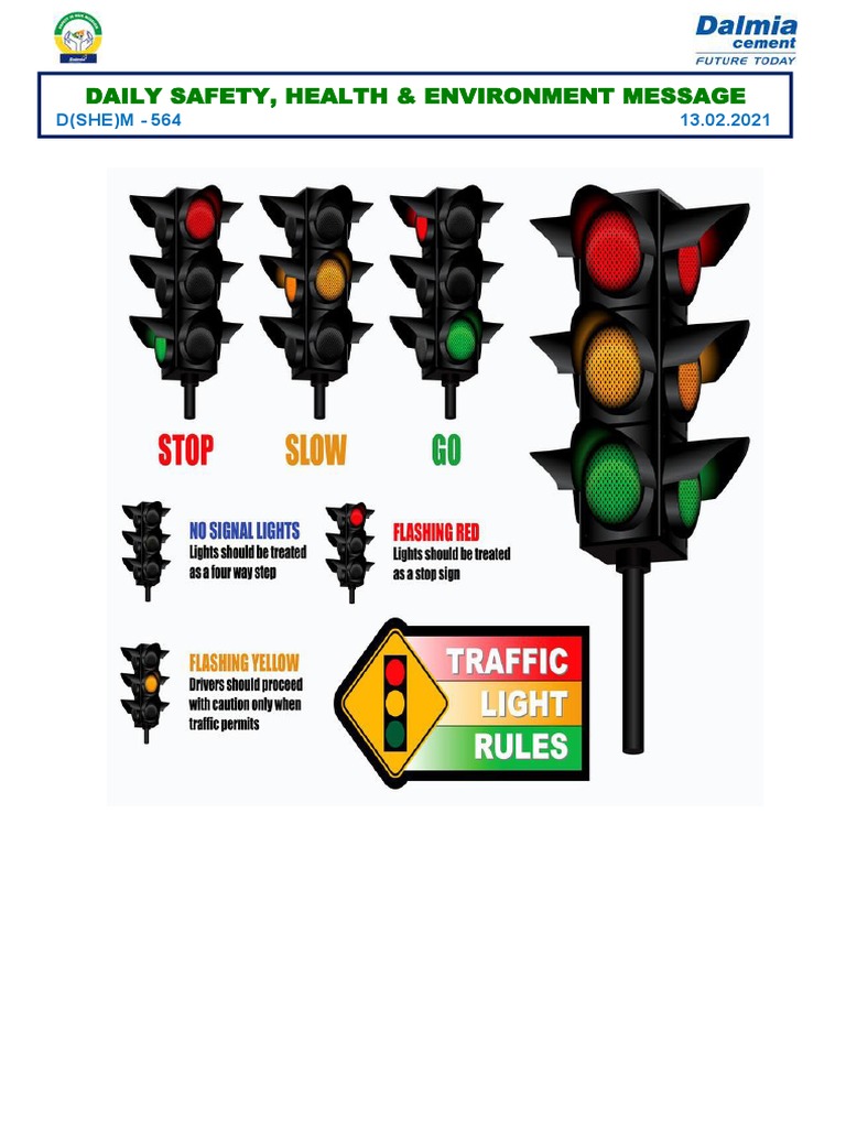 D (SHE) M - 564 - 13.02.2021 - Obey Traffic Light Rules | PDF