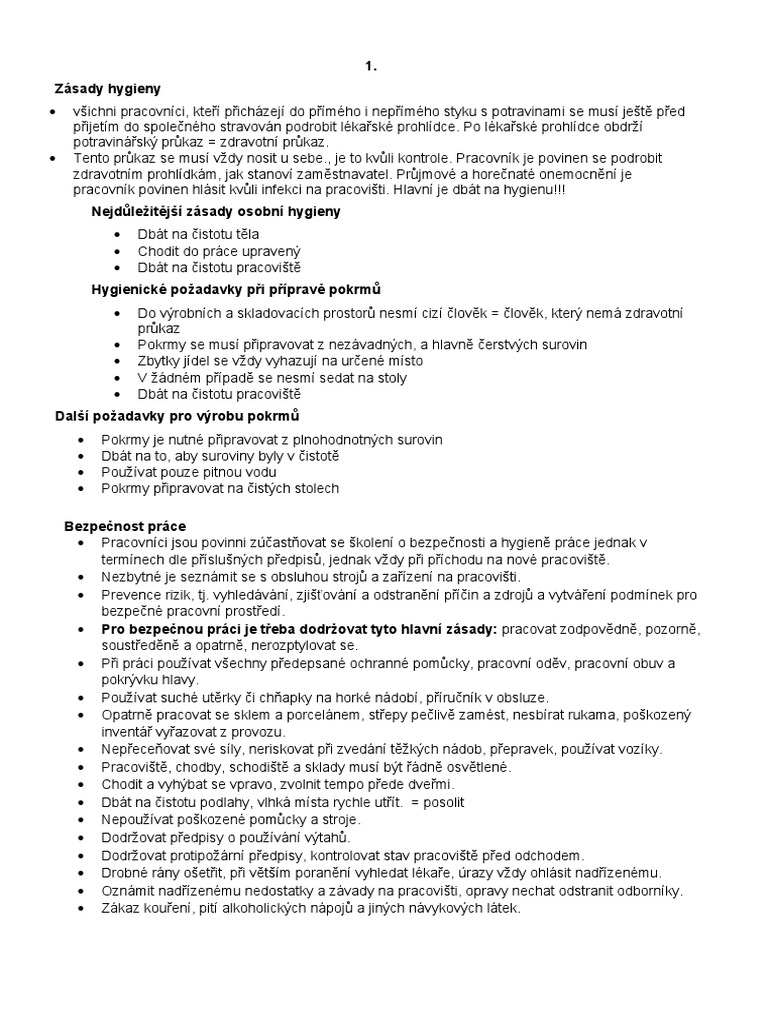 Technologie 1. A SOU BOZP - Nalepit | PDF