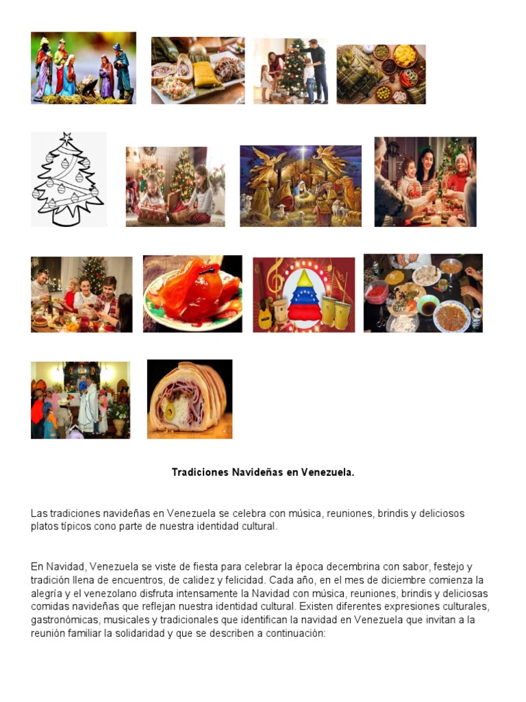Tradiciones Navideñas en Venezuela | PDF | Navidad | Tradiciones navideñas
