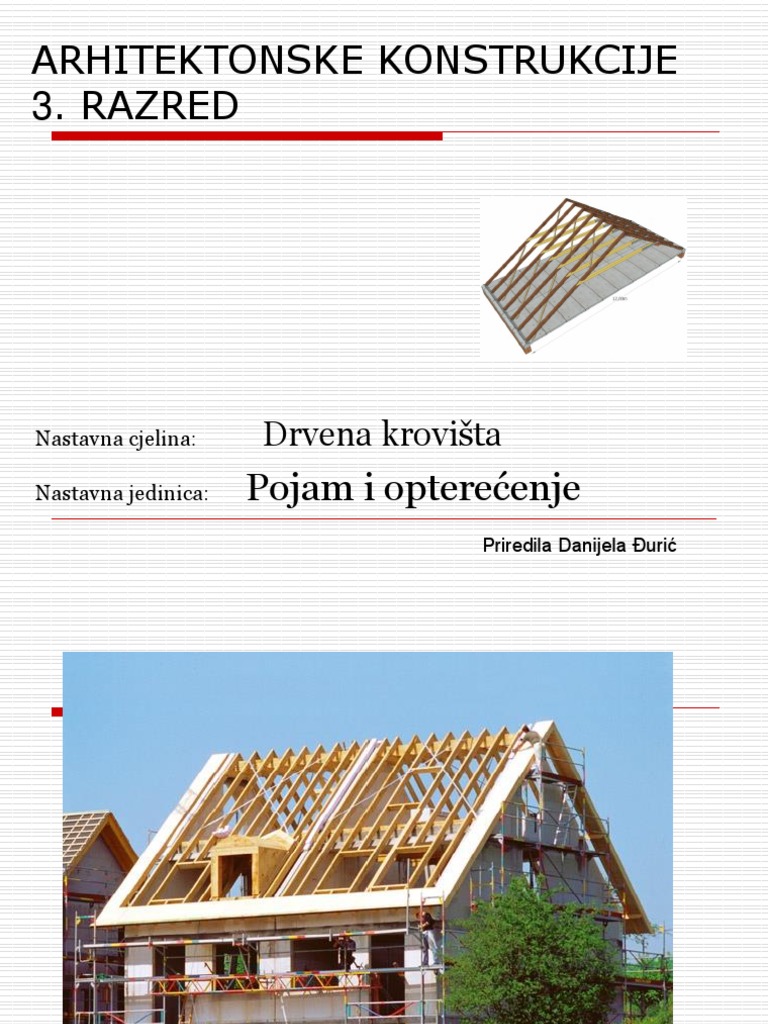 2-4.-krovne-konstrukcije-pojam-i-opterećenje | PDF