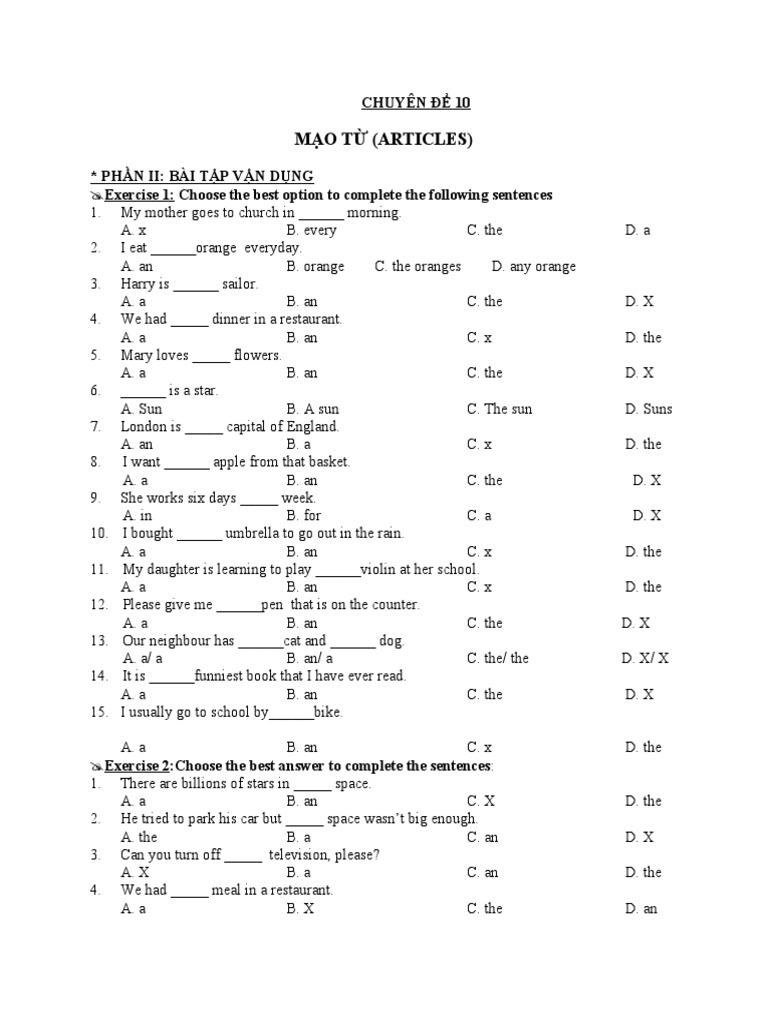 CHUYÊN ĐỀ 1011 | PDF