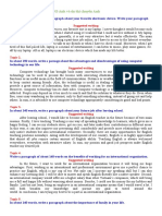 Examples of Short English Paragraphs | PDF | Zoo | Test (Assessment)