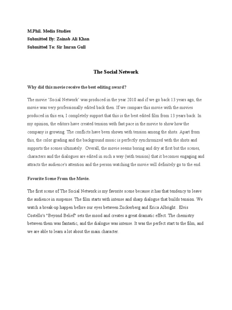 The Social Network | PDF