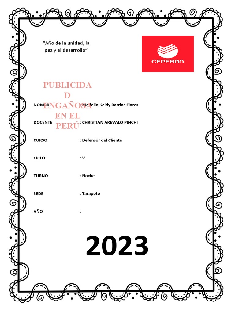 PUBLICIDAD ENGAÑOSA | PDF | Publicidad | Publicidad falsa